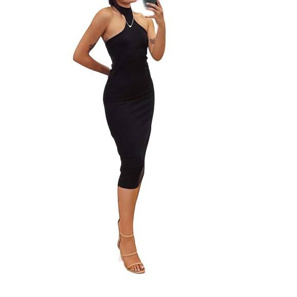 Final Touch | Dresses | New Final Touch The City Girl Halter Neck Midi ...